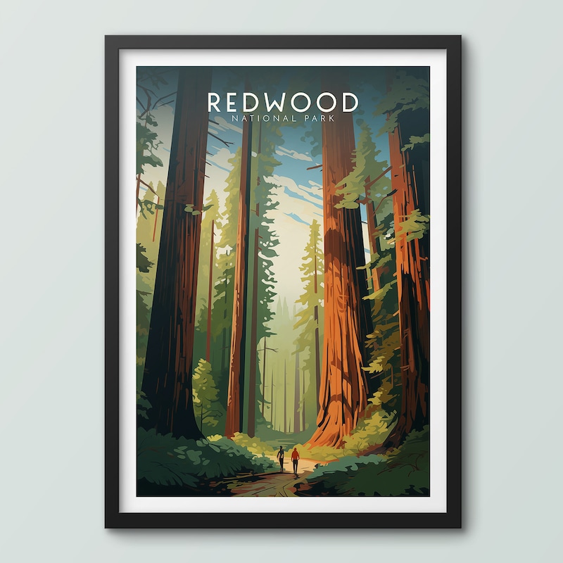 Redwoods Digital Prints - Etsy UK