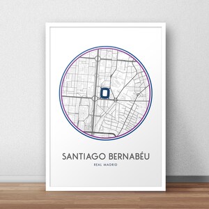 Custom Football Stadium Map Print, Any Team Map, Custom Map Print, Map ...