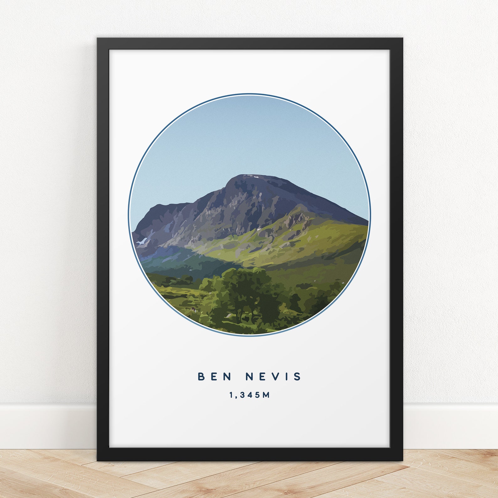 Ben Nevis, Mountain Print, Landscape Print, Ben Nevis Print, Mountain ...