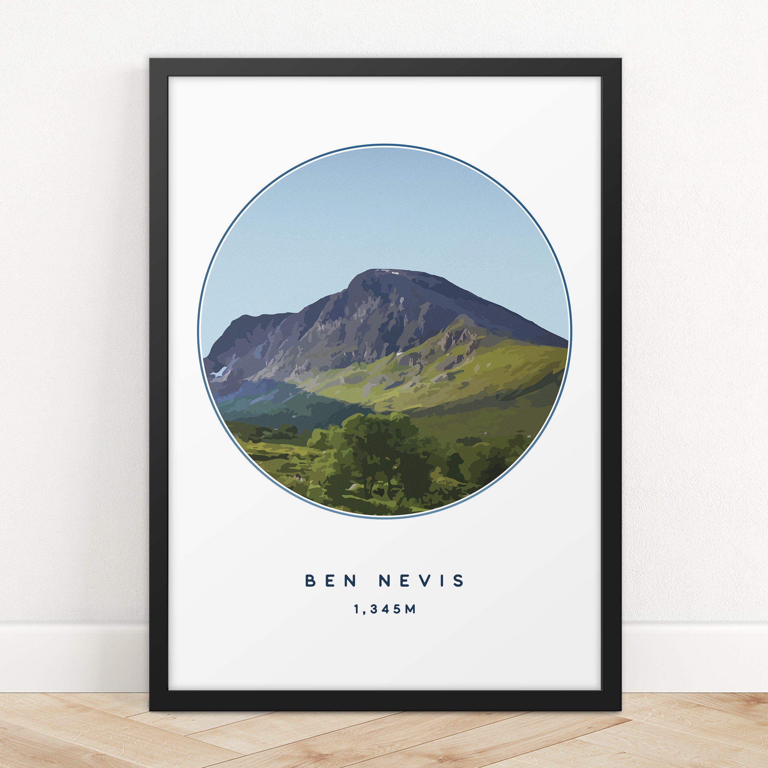 Ben Nevis, Mountain Print, Landscape Print, Ben Nevis Print, Mountain ...