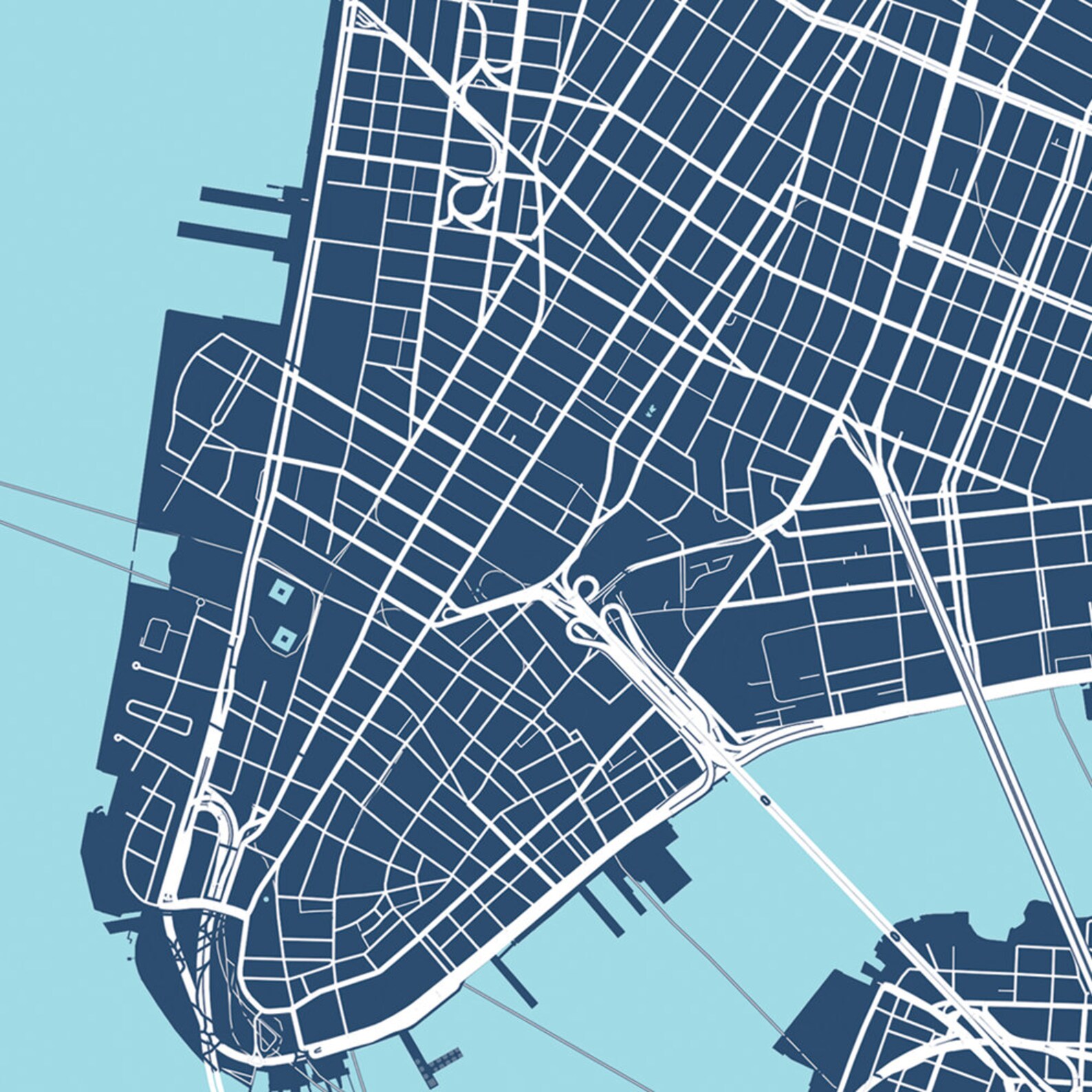 Custom City Map Print Any City Map Custom Map Print City | Etsy