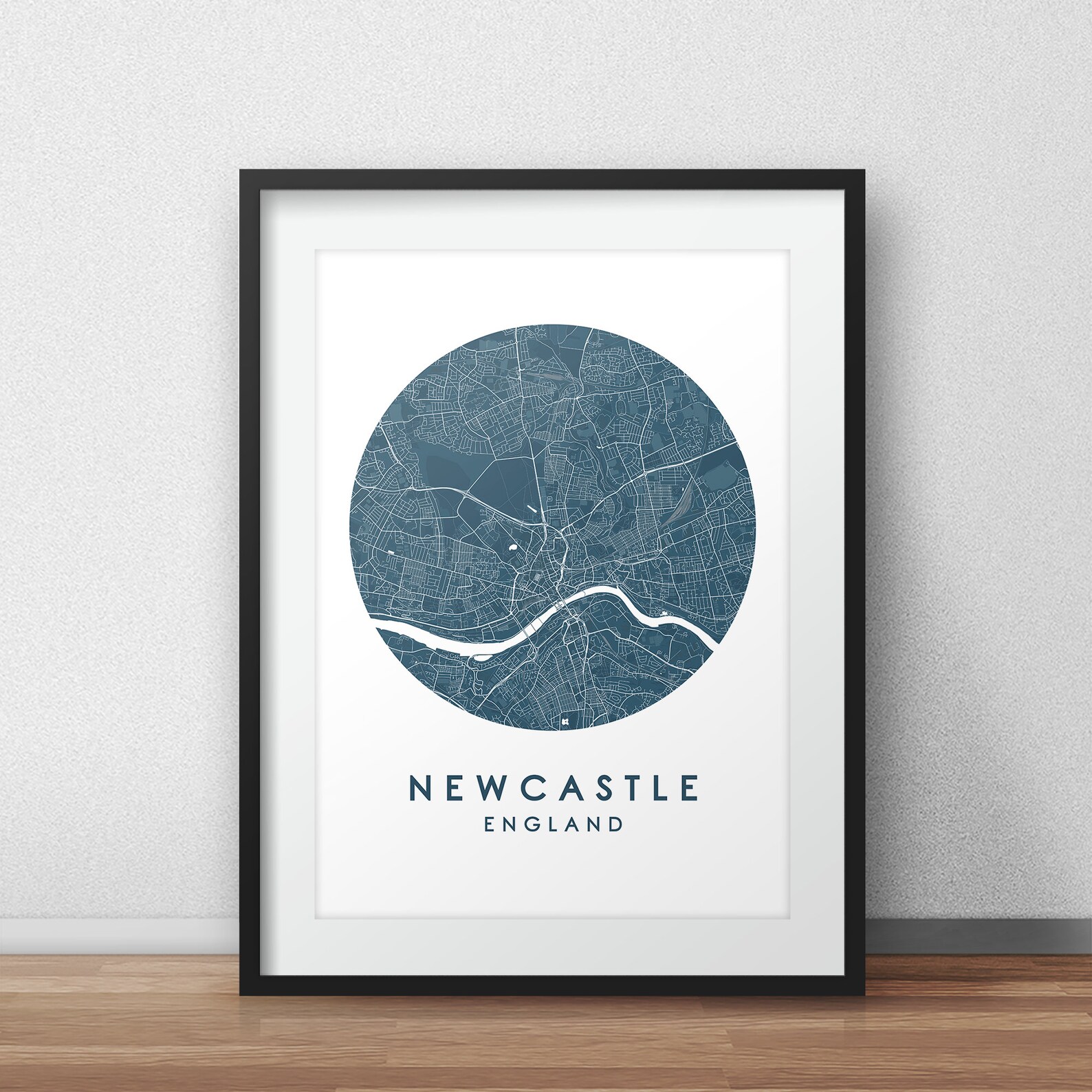 Newcastle City Map Print Street Map Art Newcastle Map - Etsy UK