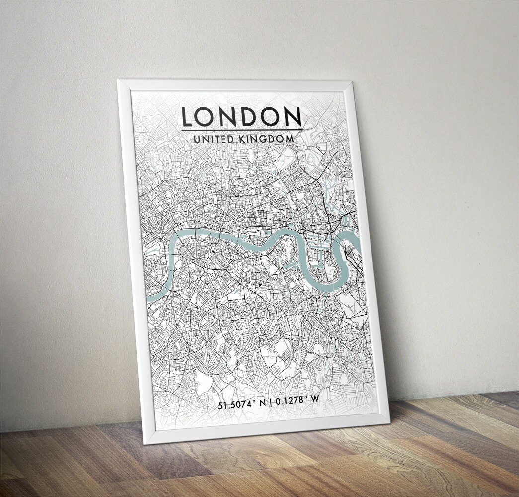 Custom City Print, Any City Map, Street Map Art, Custom Map Print, City ...