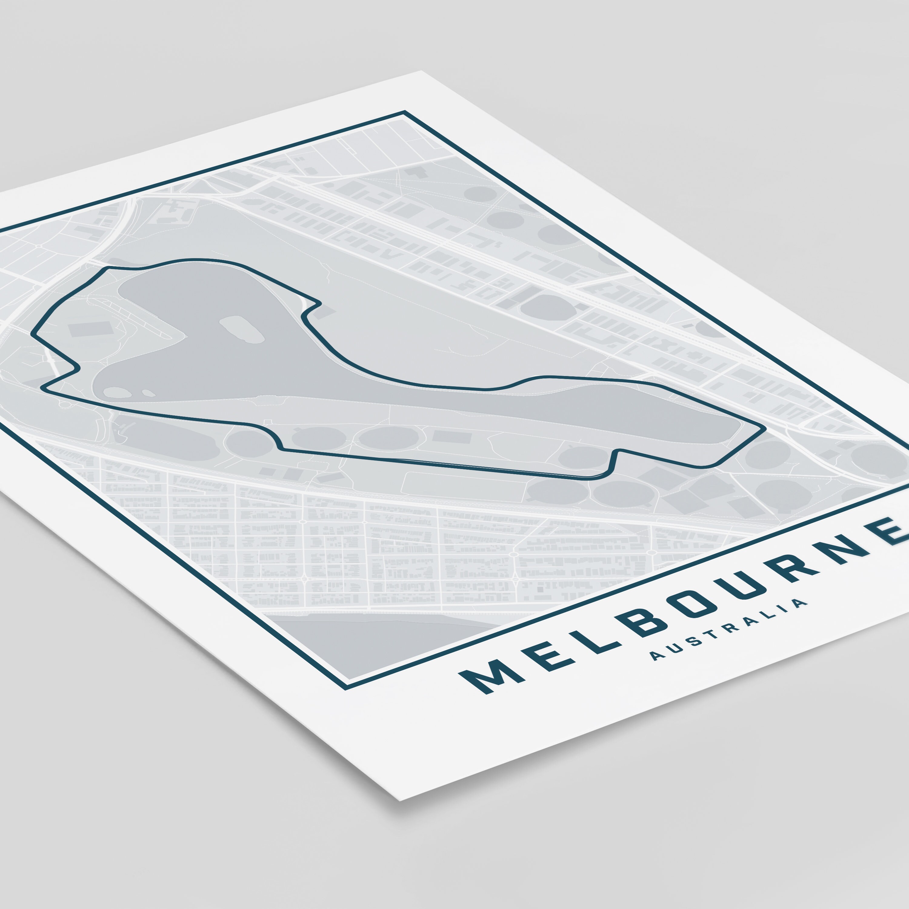 Melbourne Formula 1 Map Print F1 Poster Formula 1 Prints - Etsy Australia