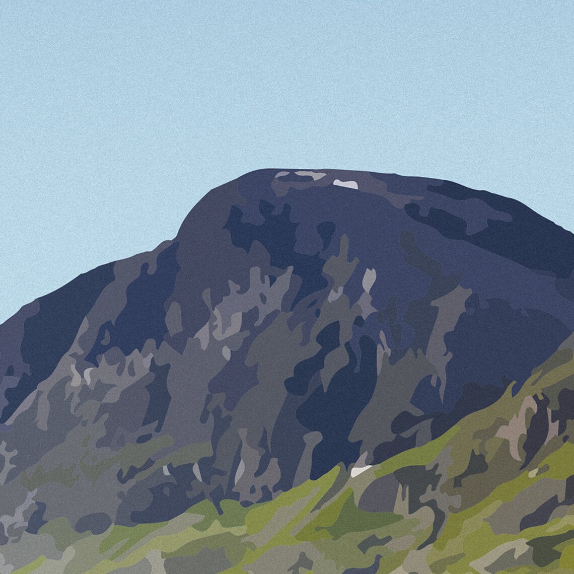 Ben Nevis, Mountain Print, Landscape Print, Ben Nevis Print, Mountain ...