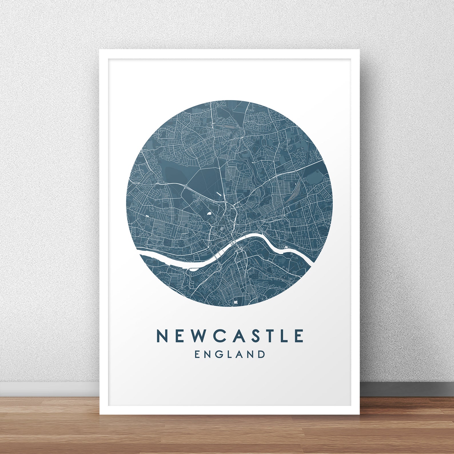 Newcastle City Map Print Street Map Art Newcastle Map - Etsy UK