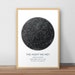Framed Custom Star Map Print, Anniversary Gift, Night Sky Print, Star ...