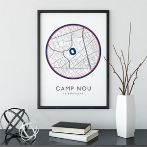 Custom Football Stadium Map Print, Any Team Map, Custom Map Print, Map ...