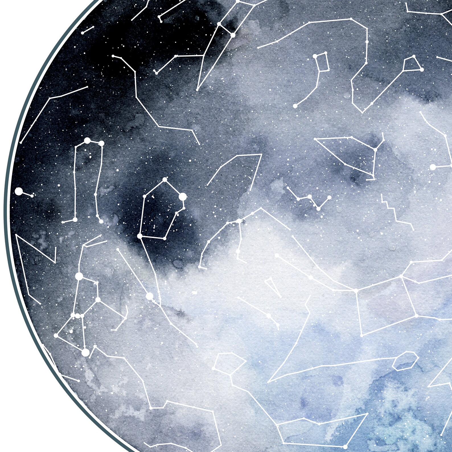 Personalised Star Map Print Anniversary Gift Night Sky Print Star Map ...