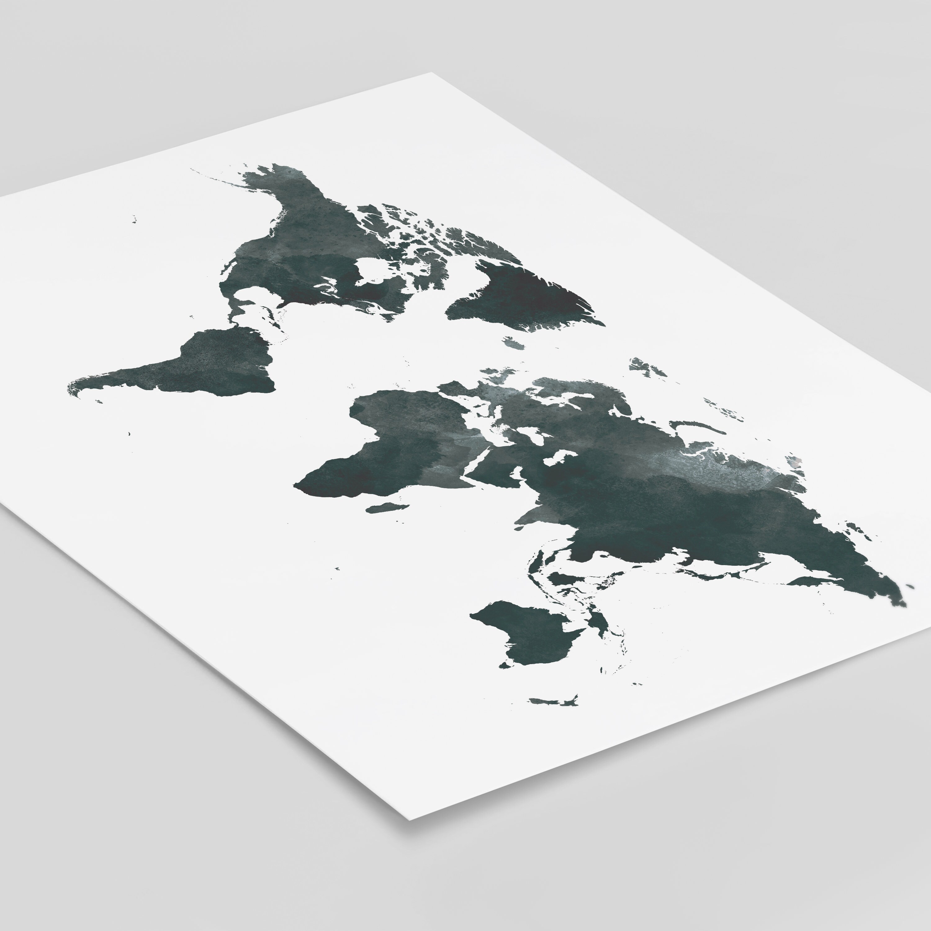 World Map Watercolour Print Watercolor Map Art World Map - Etsy UK