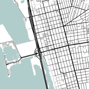 Berkeley City Map Printable, Street Map Art, Berkeley Map Print, City ...
