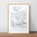 Mount Everest Topographic Map Print, Contour Lines Map Print, Mount ...