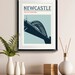 Newcastle City Print Tyne Bridge Poster Newcastle Travel - Etsy