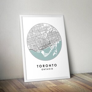 Toronto City Print, Street Map Art, Toronto Map Poster, Toronto Map ...