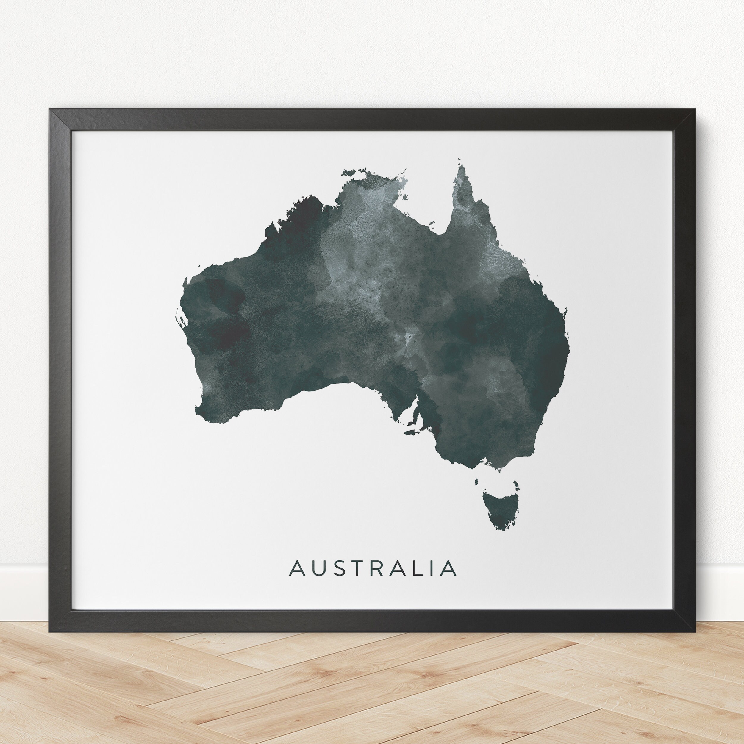 Australia Map Watercolour Print Watercolor Map Art Australia - Etsy UK