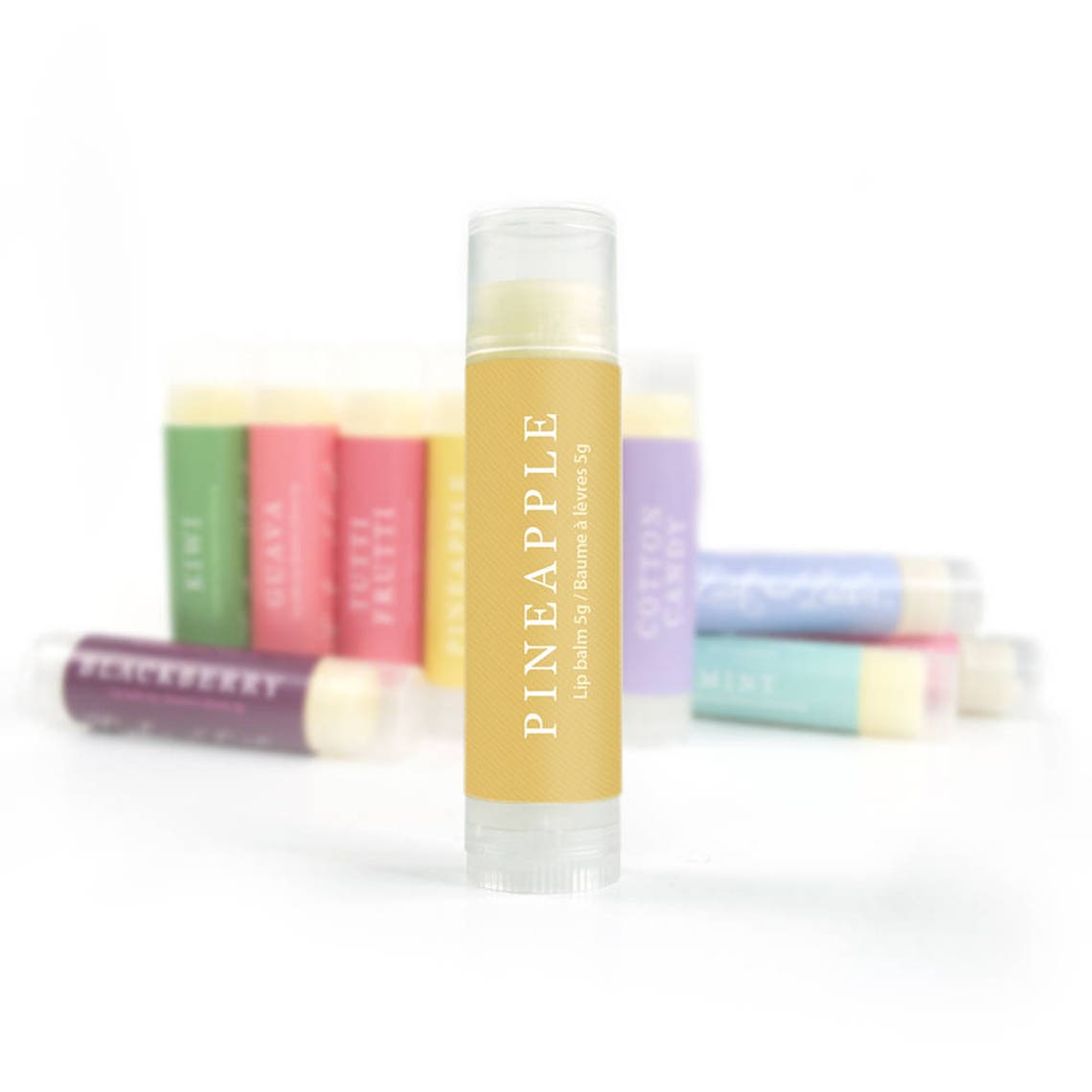 Pineapple Lip Balm All Natural Lip Balm, Flavored Lip Balm, Handmade ...