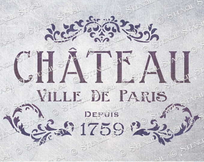 Hero Arts, 6 Inch Stencil, Background Stencil, Script Stencil, Vintage ...