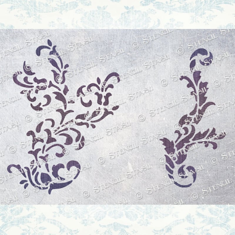 Scroll Stencils - Etsy