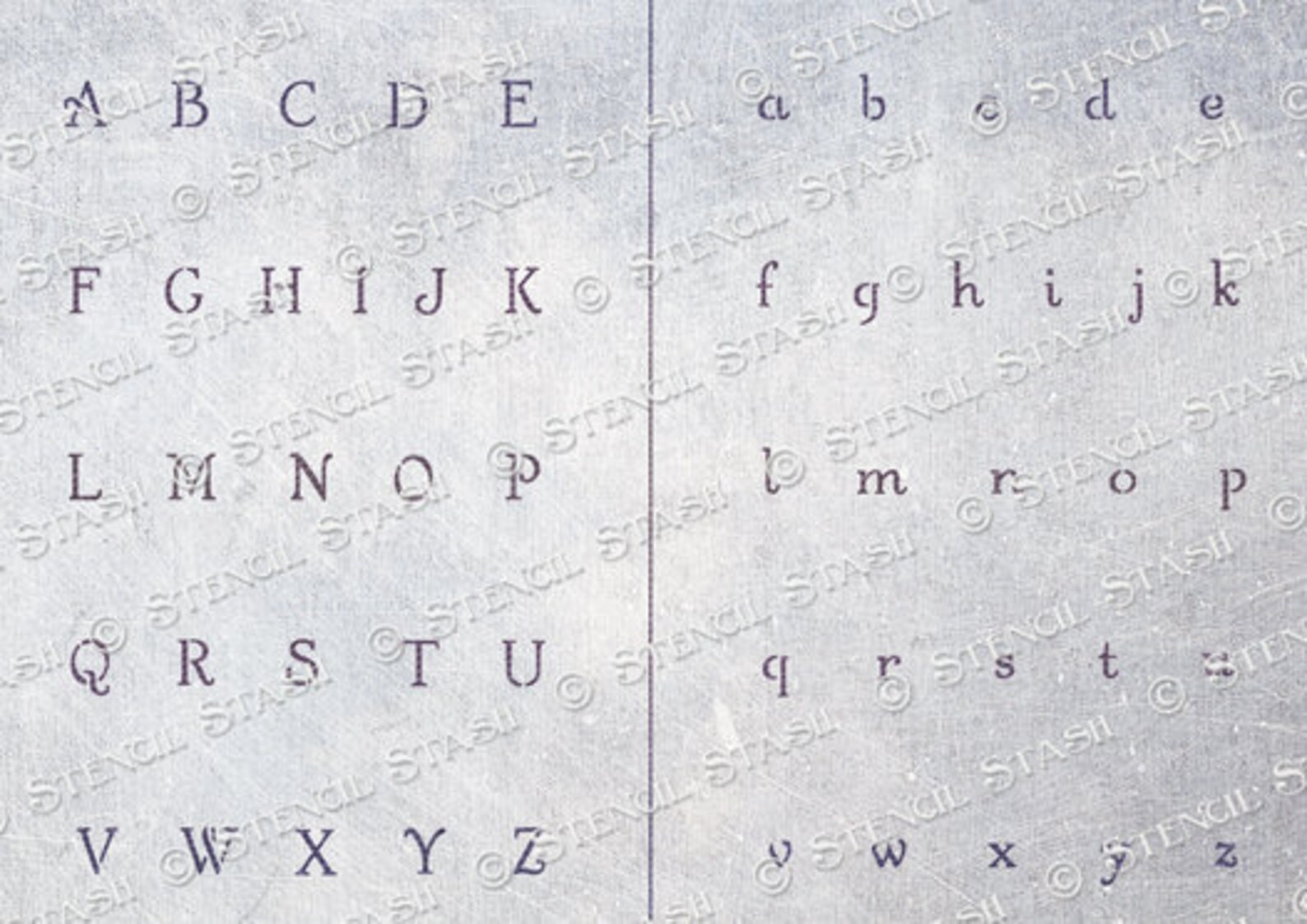 STENCIL 'alphabet Letter Set' Xmas Weddings Signs - Etsy UK