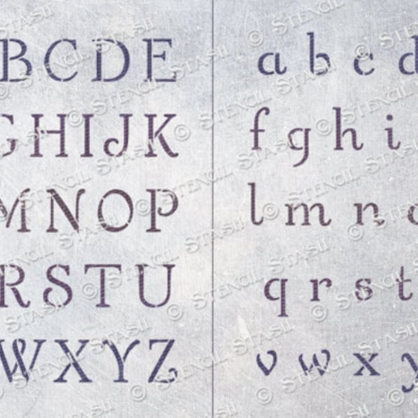 Reusable Alphabet Stencils - Etsy UK