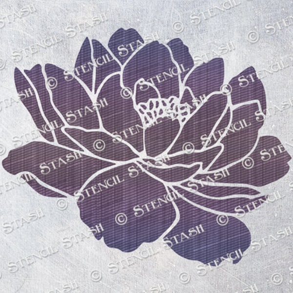 Large Flower Stencil - Etsy