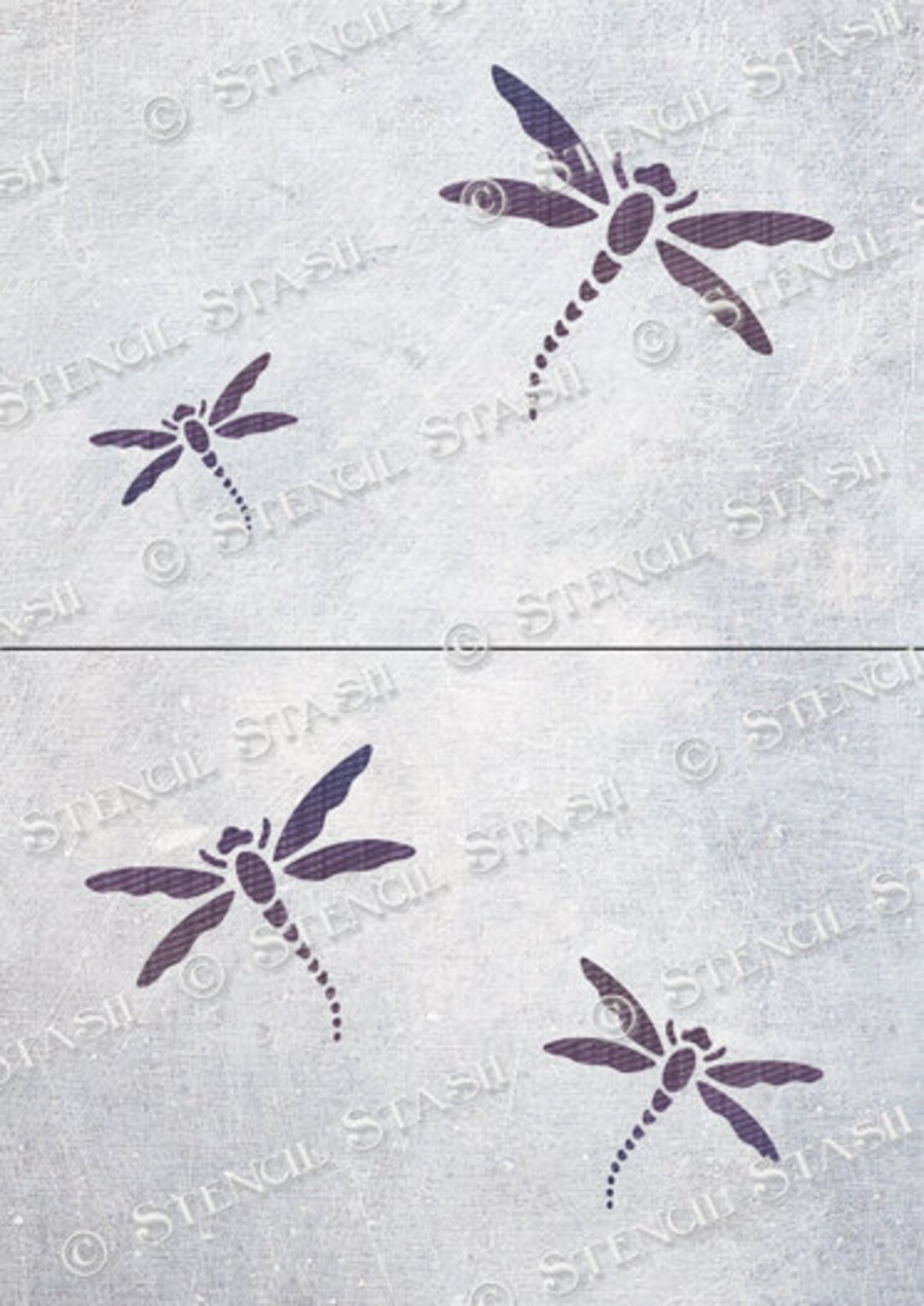 STENCIL 'dragonfly Set' Dragonflies, Insect, Painted Furniture, Home Decor, Craft, Reusable ...