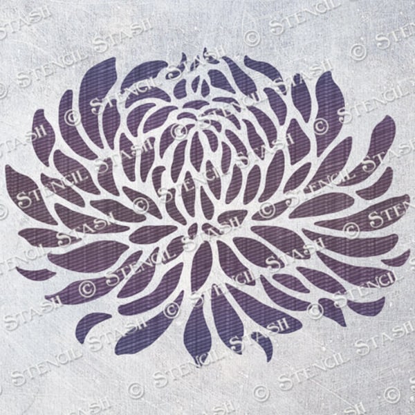 Large Flower Stencil - Etsy