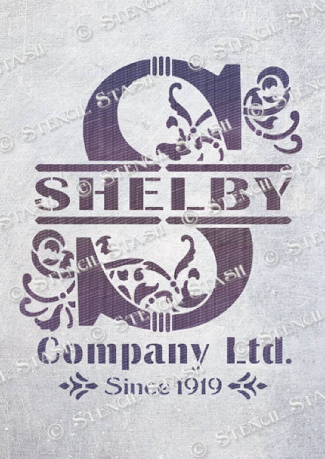 STENCIL 'peaky Blinders Shelby Co Ltd' Vintage English, Sign, Furniture ...