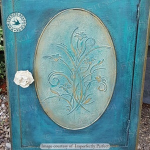 STENCIL 'spring Posy' Furniture, Floral Chic, Home Decor, Crafts ...