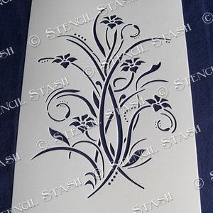 STENCIL 'spring Posy' Furniture, Floral Chic, Home Decor, Crafts ...