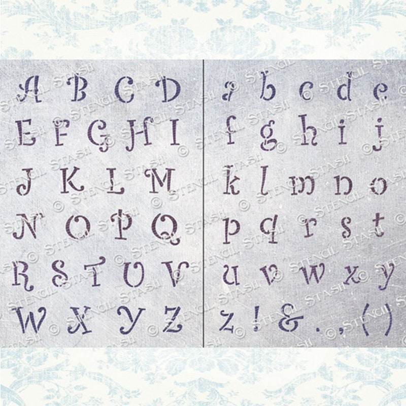 Curly Letters - Etsy