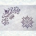 STENCIL 'flourish Freya' X2 Damask Scrolls Floral - Etsy UK