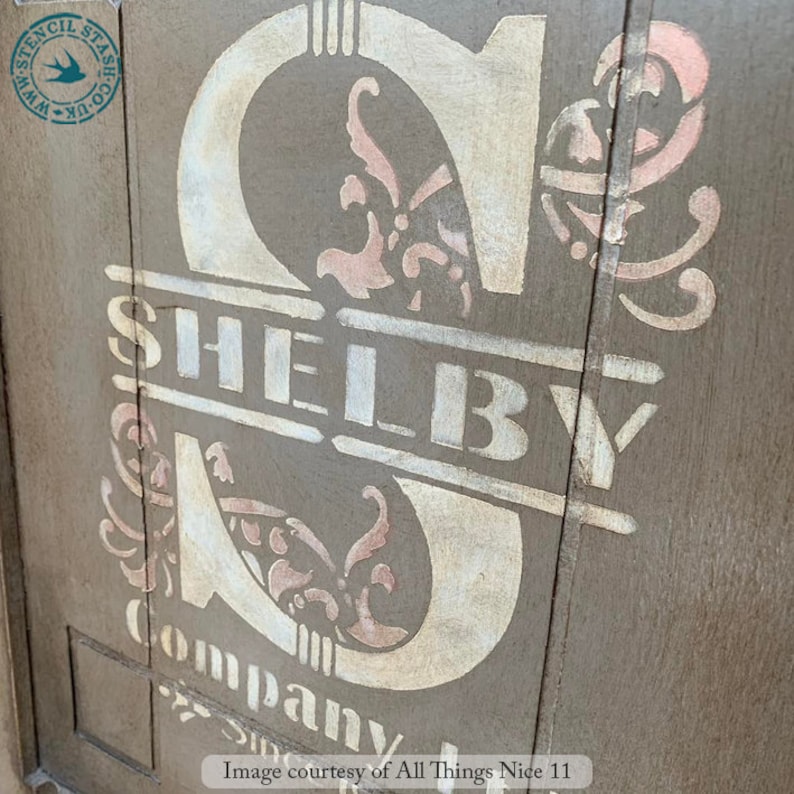 STENCIL 'peaky Blinders Shelby Co Ltd' Vintage English, Sign, Furniture ...