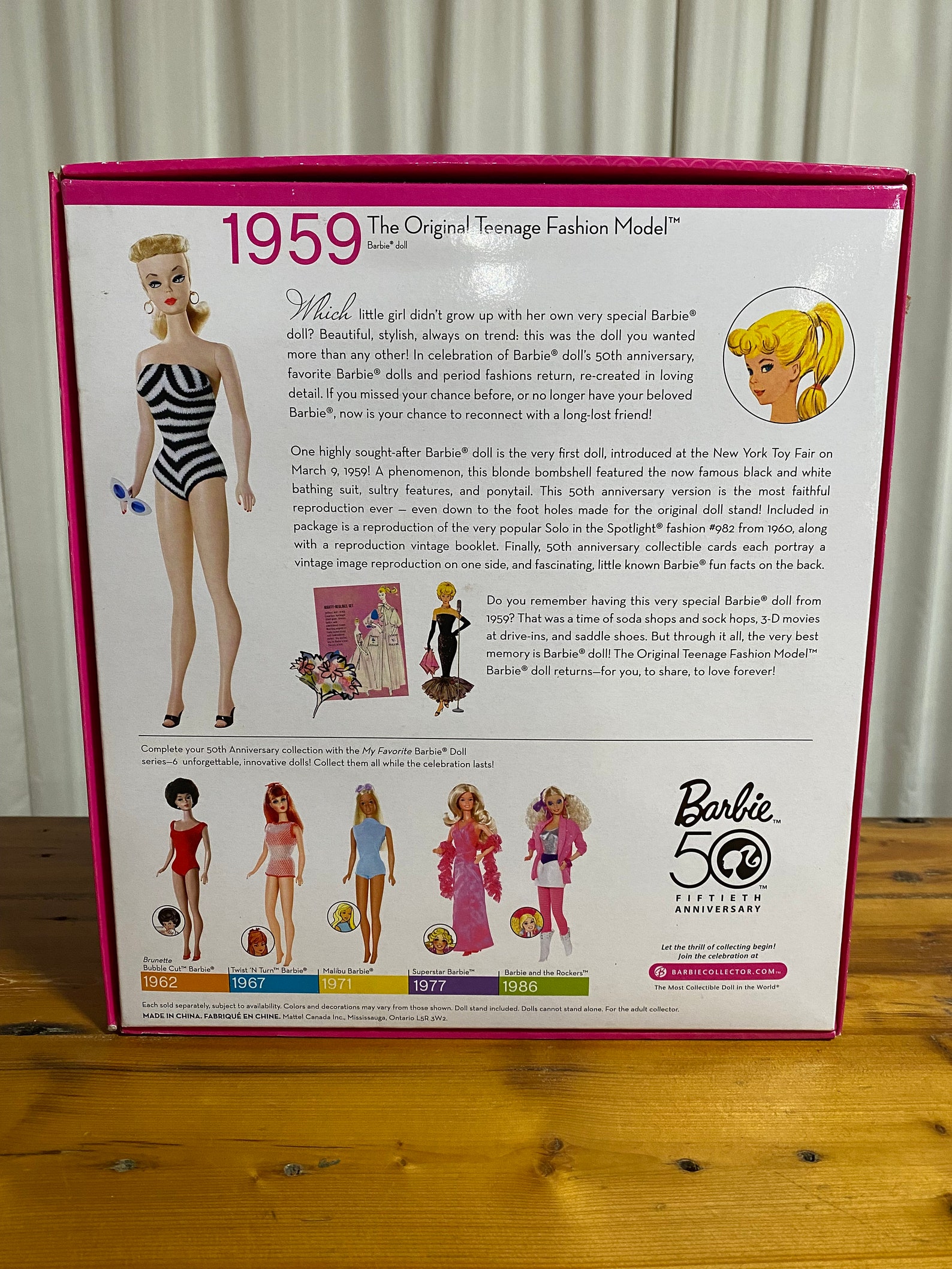 RARE 1959 Barbie 50th Anniversary Edition - Etsy
