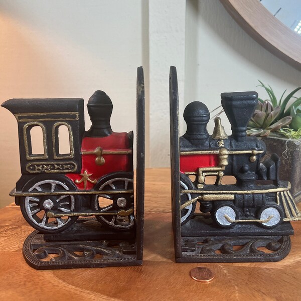 Train Bookends - Etsy