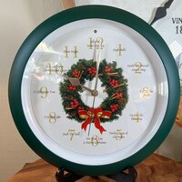 Snowman Winter Town Glass Clock – Christmas Holiday Decor - Etsy