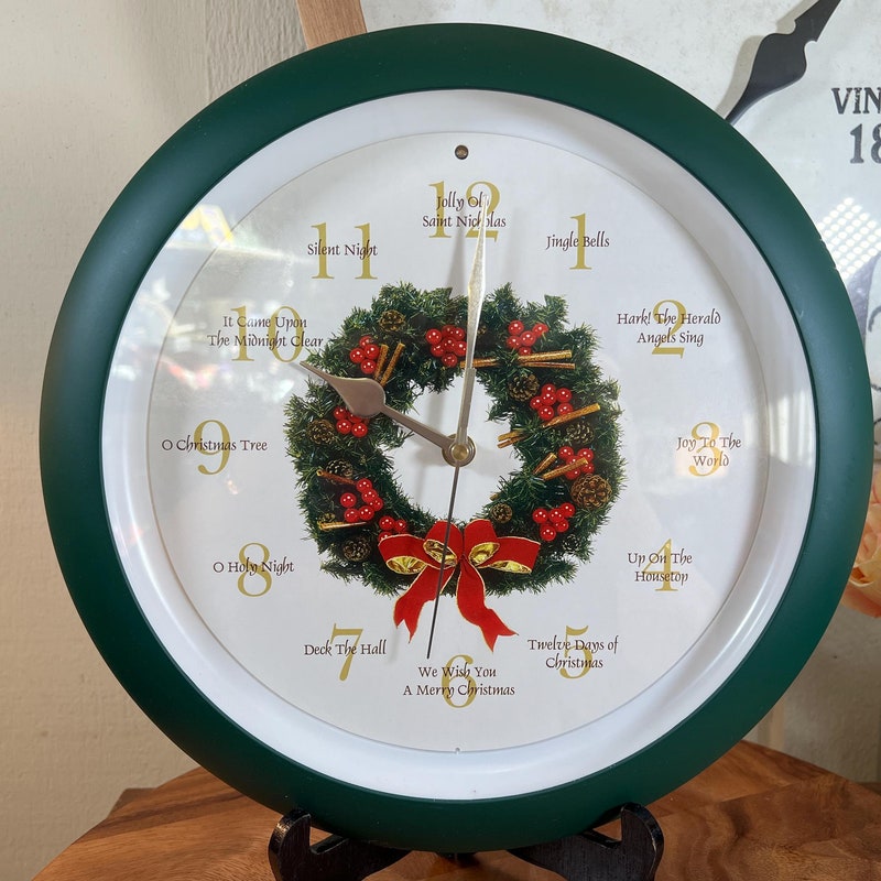 Musical Christmas Clocks - Etsy