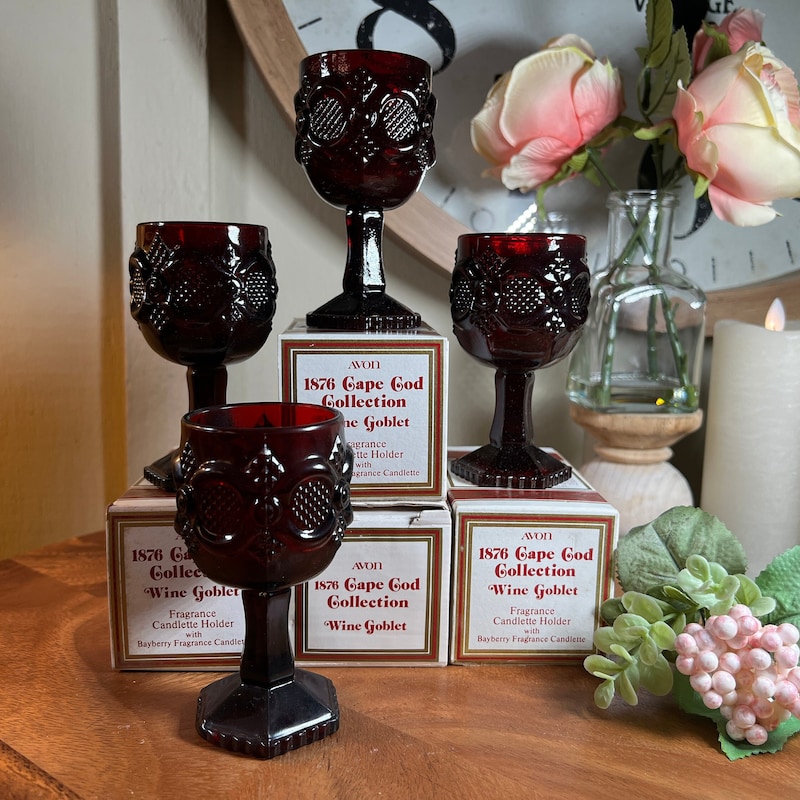 Avon Cape Cod Glassware - Etsy