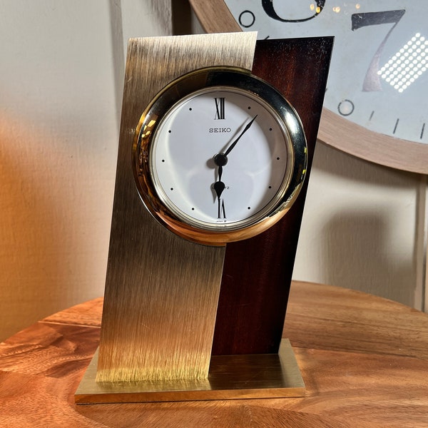 Wood Mantle Clock - Etsy