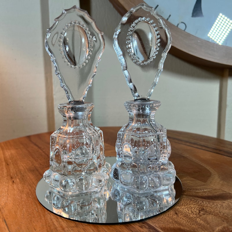 Glass Dresser Set - Etsy