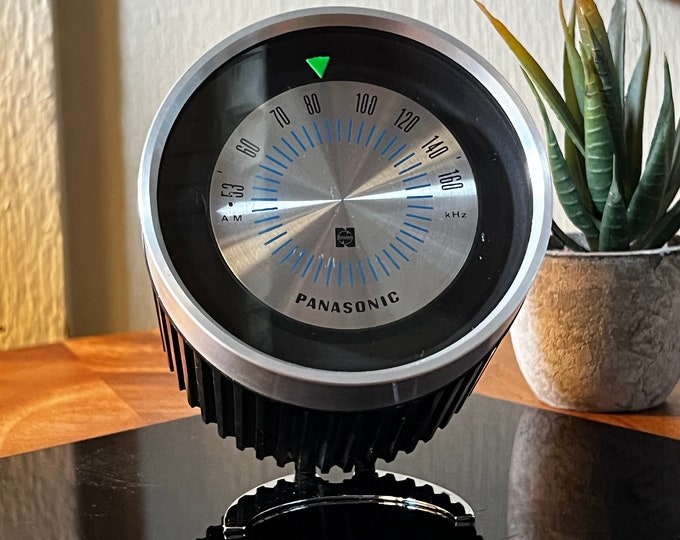 Rare, Panasonic Radio, Speedometer Style, Spinet, AM Radio, Battery ...