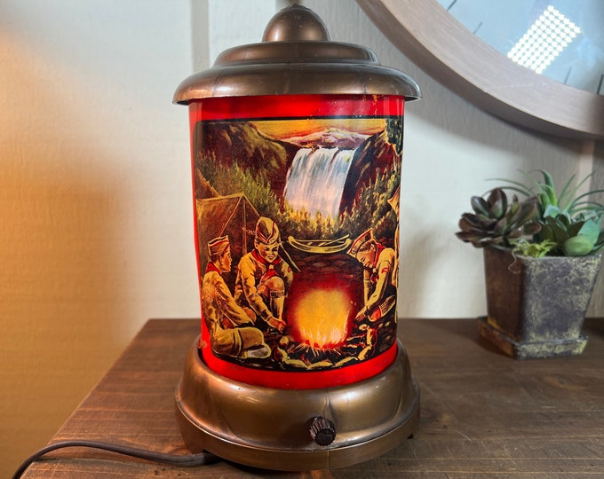 Vintage, RARE, Boy Scout - Girl Scout, Econolite, Motion Lamp ...