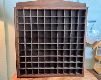 Vintage Wood Display Box - Etsy