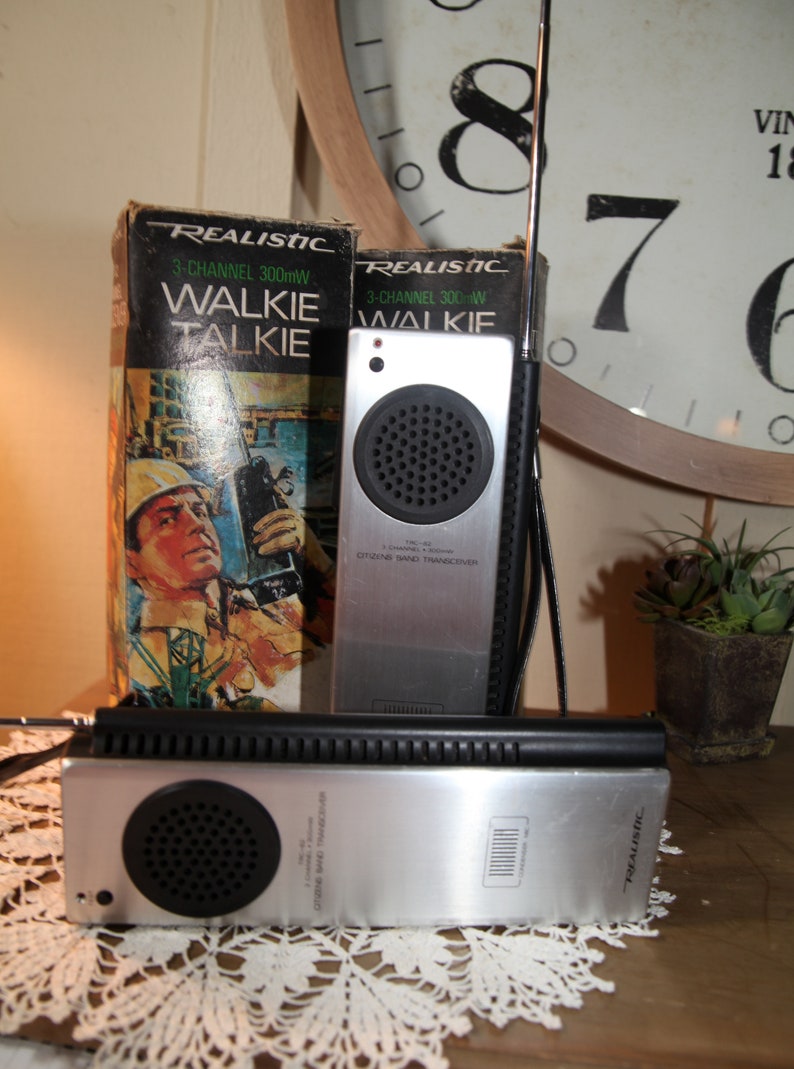 Vintage Realistic TRC-201 Walkie Talkie 2 Watt 3 Channel With - Etsy