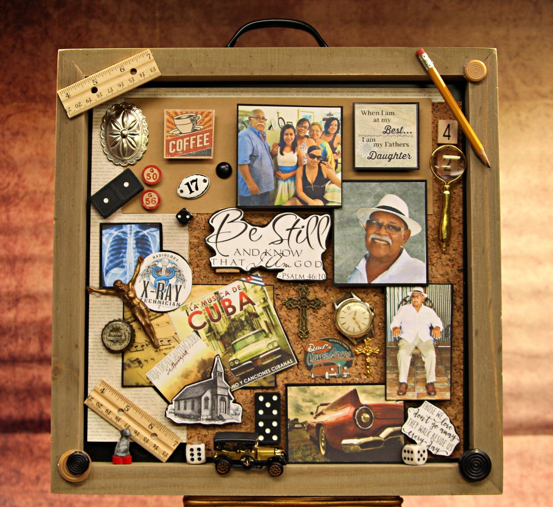 Memory Box, Loved One, Father, Mother, Parent, Vintage Box, Tribute ...