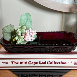 Vintage, Avon, the 1876 Cape Cod Collection, Condiment Dish, Divided ...
