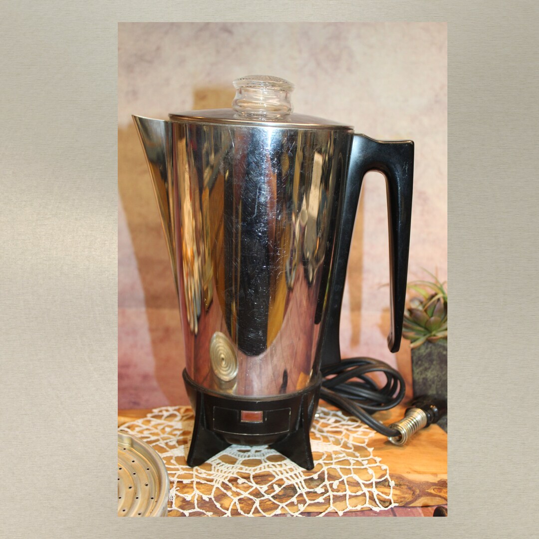 Vintage Hamilton Beach Stainless Coffee Pot Peculator Coffee - Etsy
