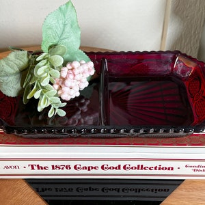 Vintage, Avon, the 1876 Cape Cod Collection, Condiment Dish, Divided ...