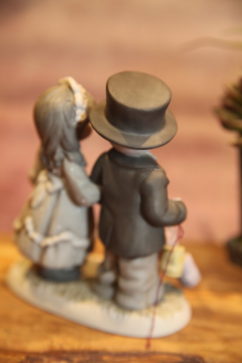 1996 B. Bahner Studio Ceramic Statue Figure Kids ALWAYS AND FOREVER ...