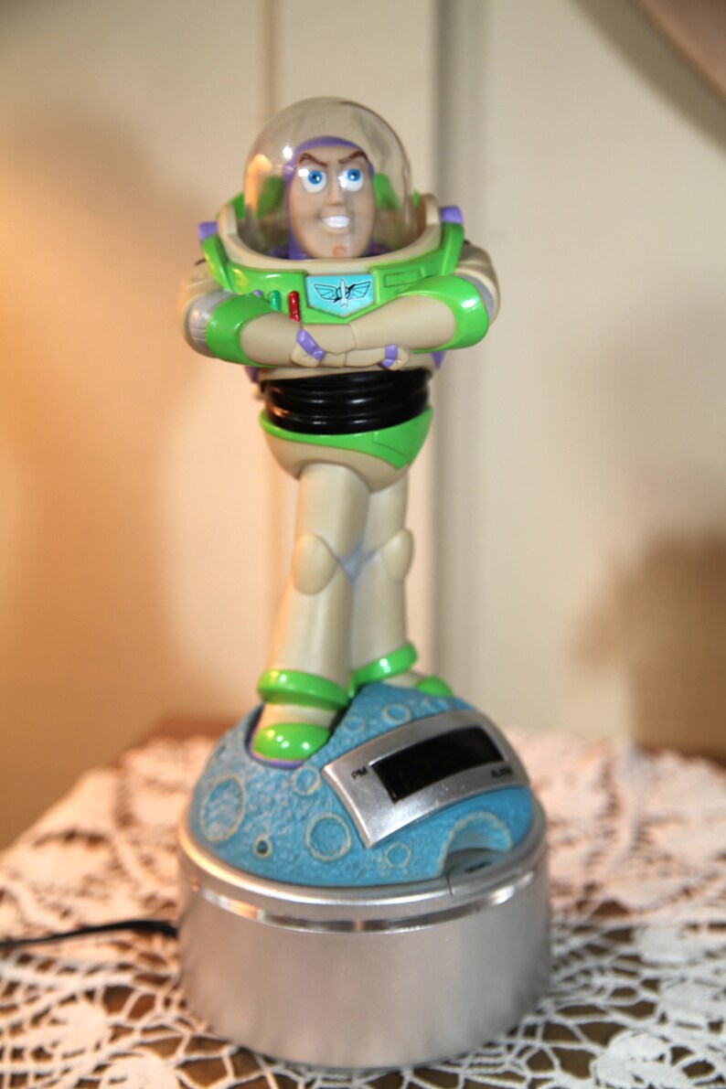 Vintage Buzz Lightyear Electronic Digital Alarm Clock Talking - Etsy